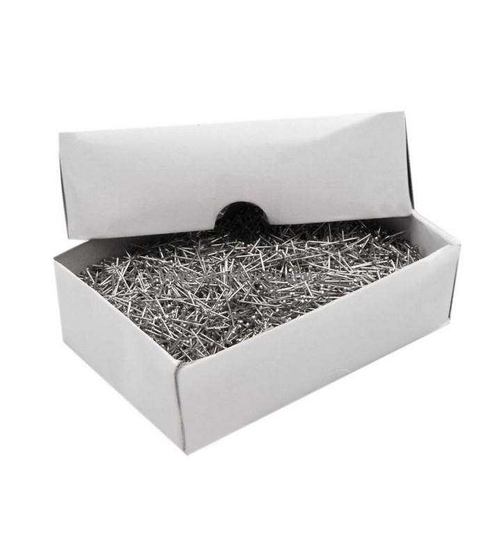 BOX PINS 16 mm. X 500 g. - Dressmaker Pins - Materials for headdresses ...