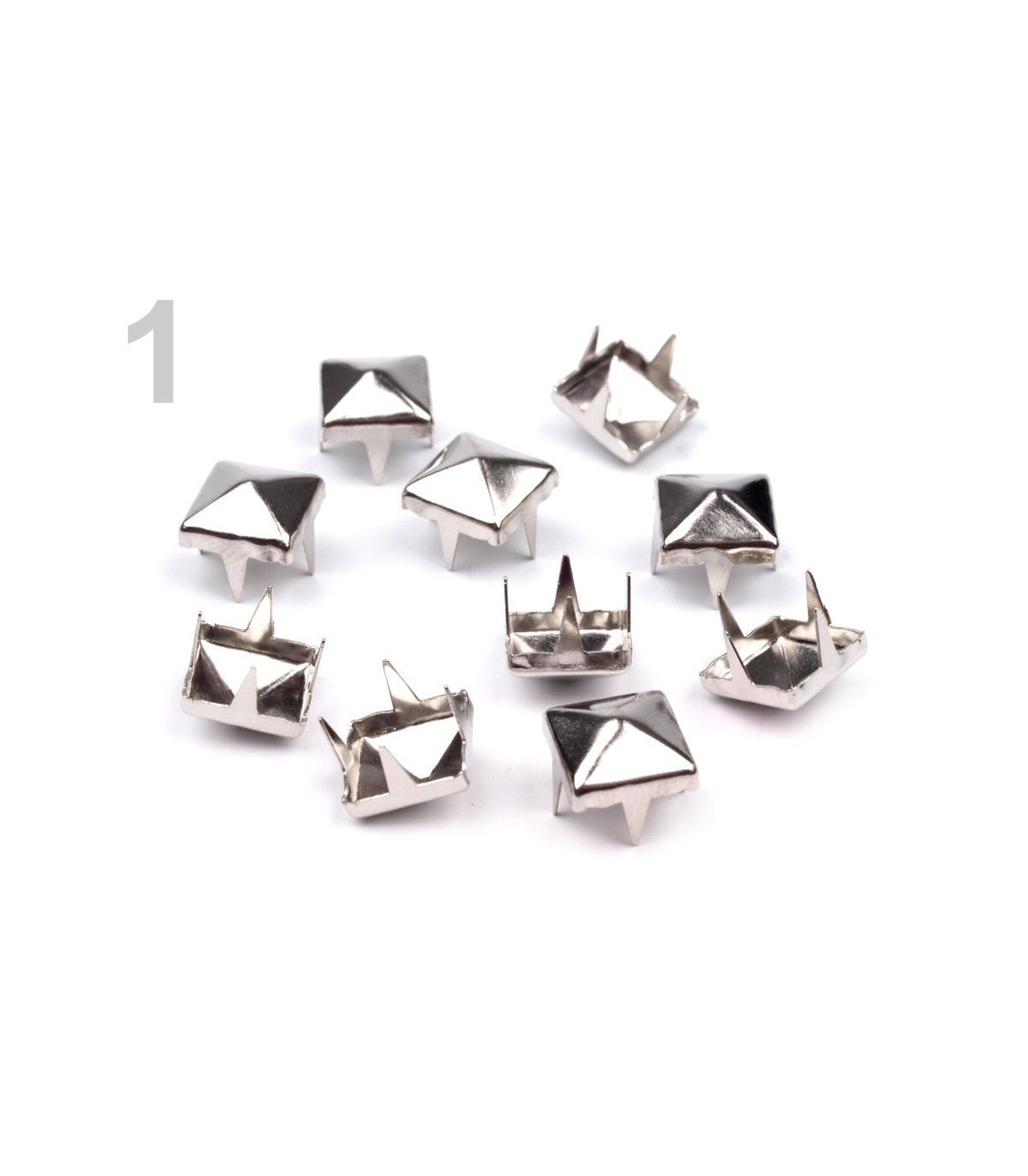 PYRAMID STUDS 7 X 7 MM. - Studs - Materials for headdresses, Quality ...