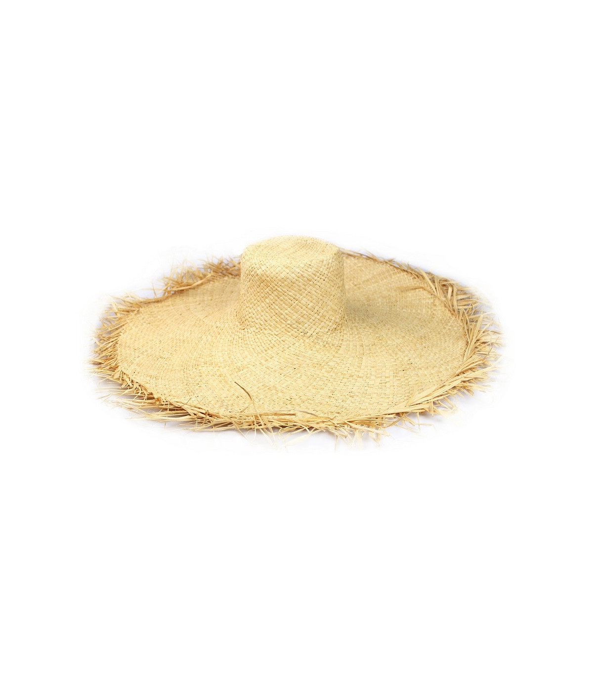 CAPELINA DE RAFIA NATURAL 65 cm - Capelinas Y Conos De Fibras Naturales ...