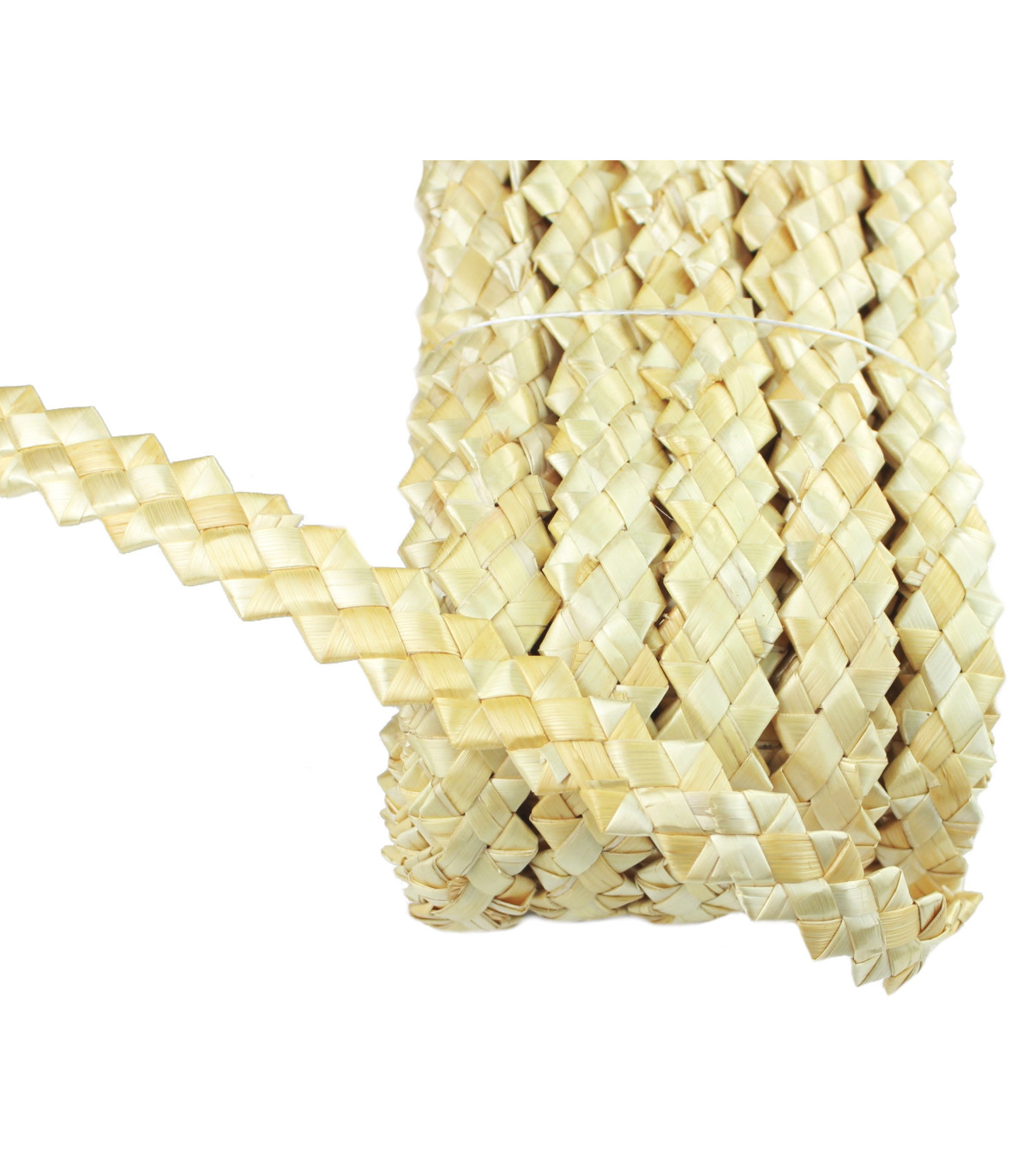 Traditional Millinery Straw Braid "HERMITAGE" 18mm - Braided Natural ...