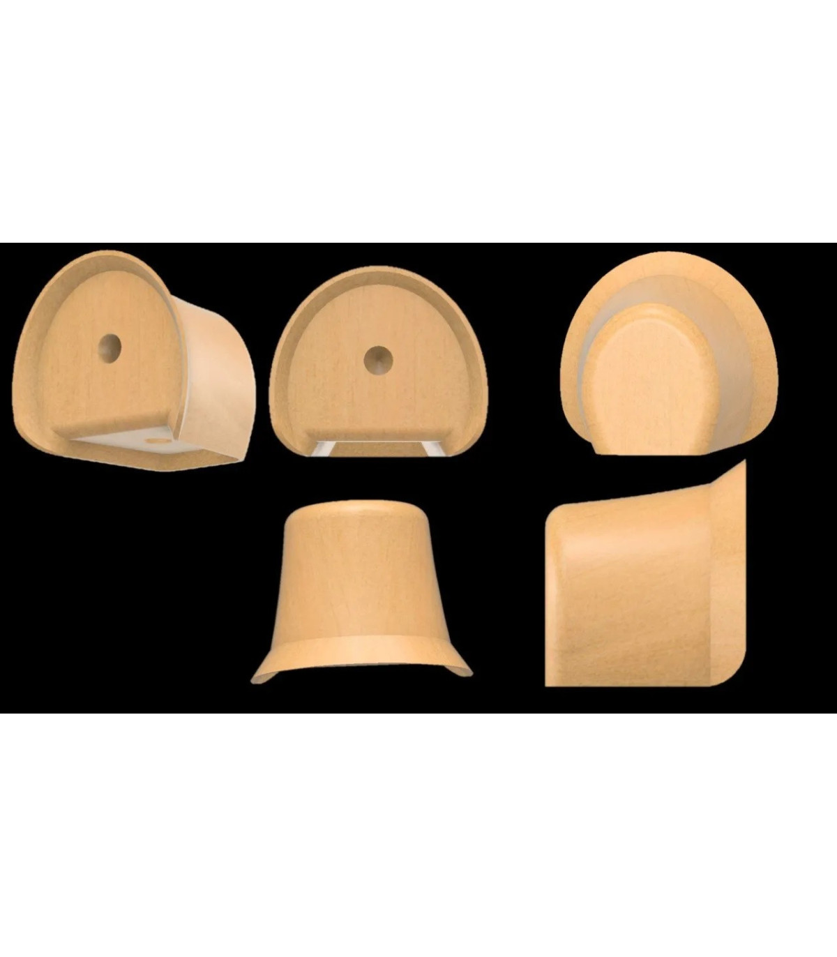 ADAPTABLE HATBLOCK IN 3 SIZES - Hat Blocks - Materials for headdresses ...
