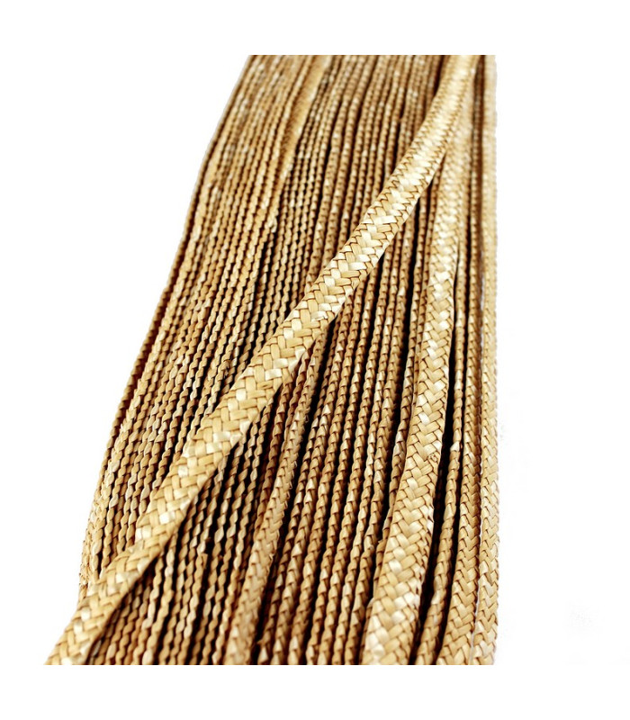 90 Meters Spool of Natural Braided Straw 'Milan' - 7mm - Natural ...