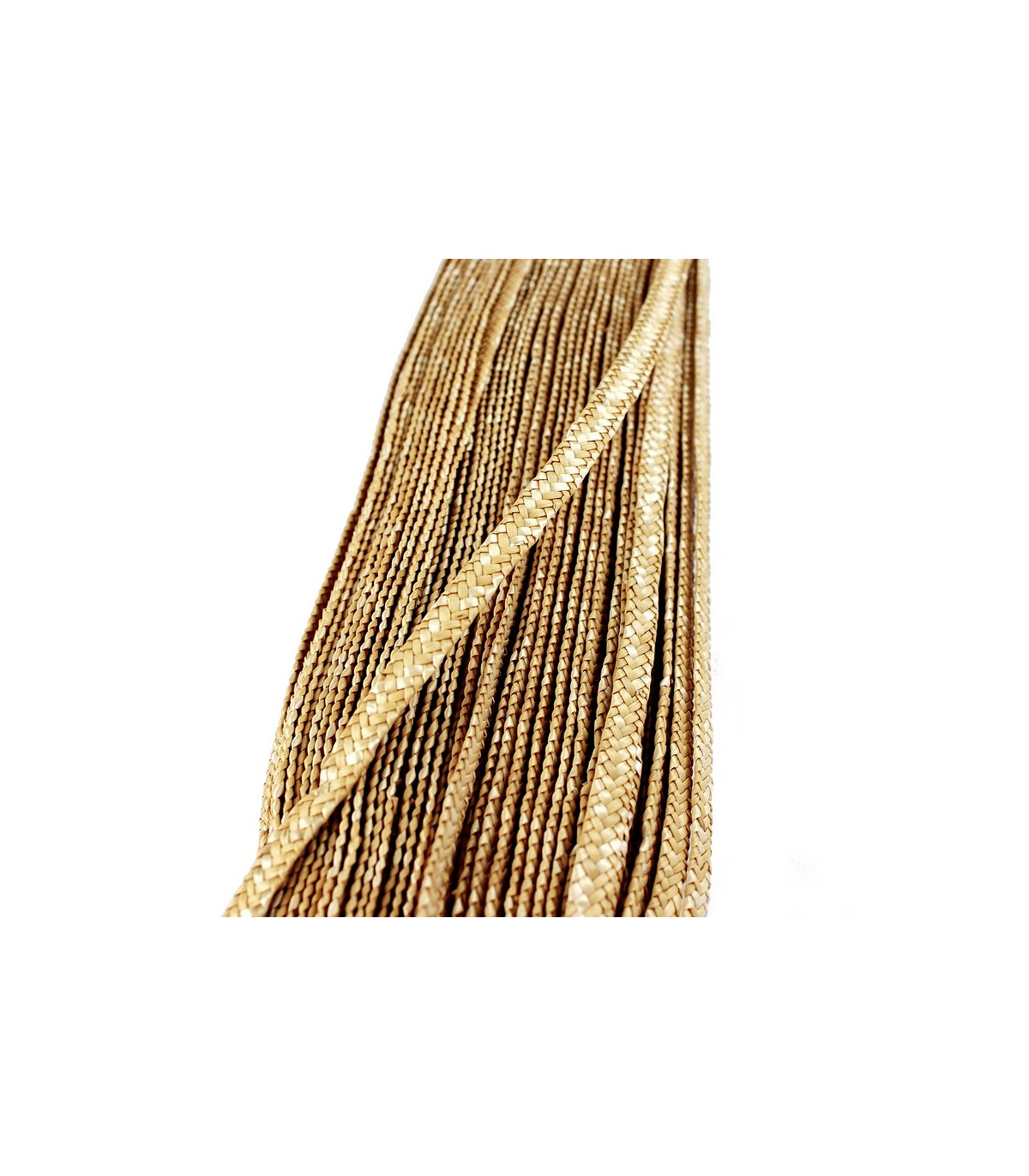 90 Meters Spool of Natural Braided Straw 'Milan' - 7mm - Natural ...