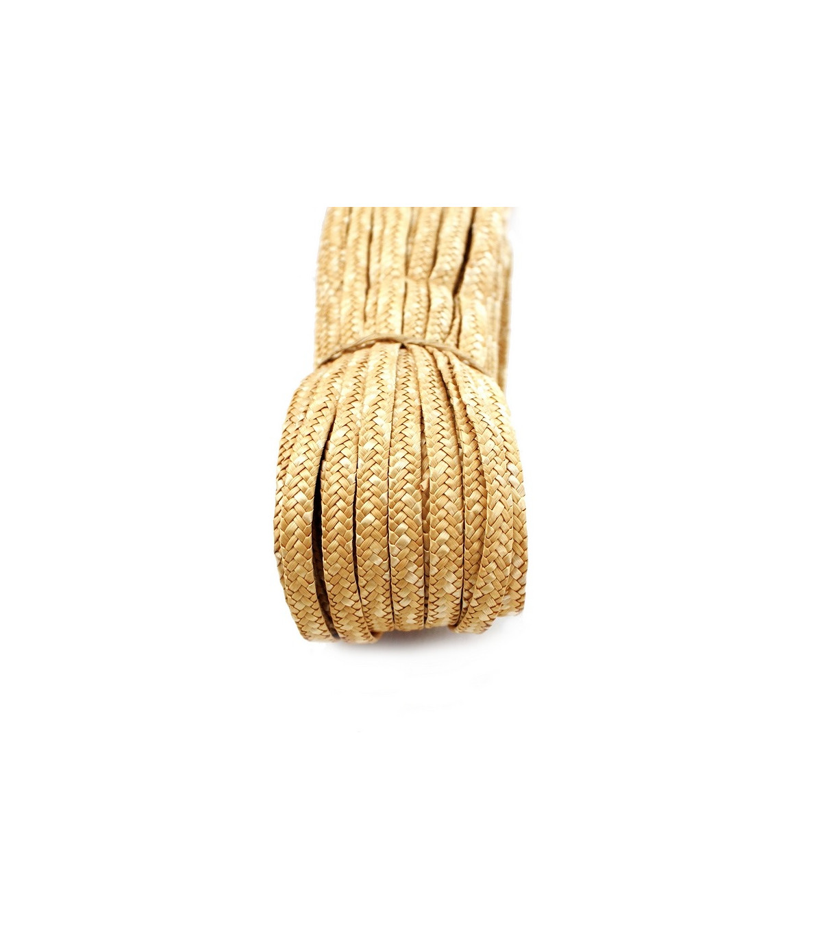 90 Meters Spool of Natural Braided Straw 'Milan' - 7mm - Natural ...